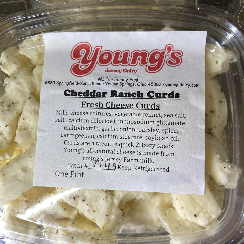 Cheddar Ranch Curds - Young's Jersey Dairy