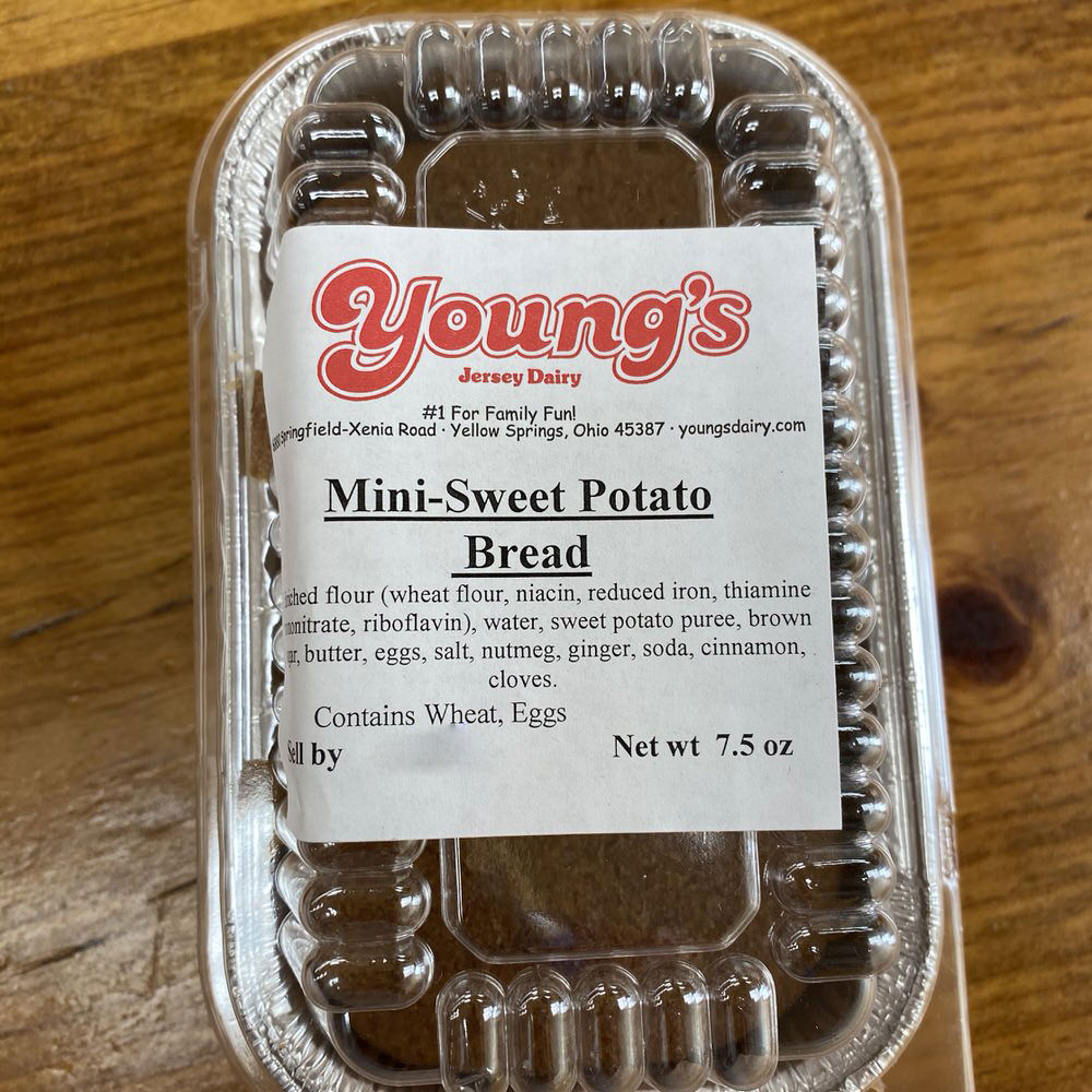 Homemade Mini Sweet Potato Bread - Young's Jersey Dairy